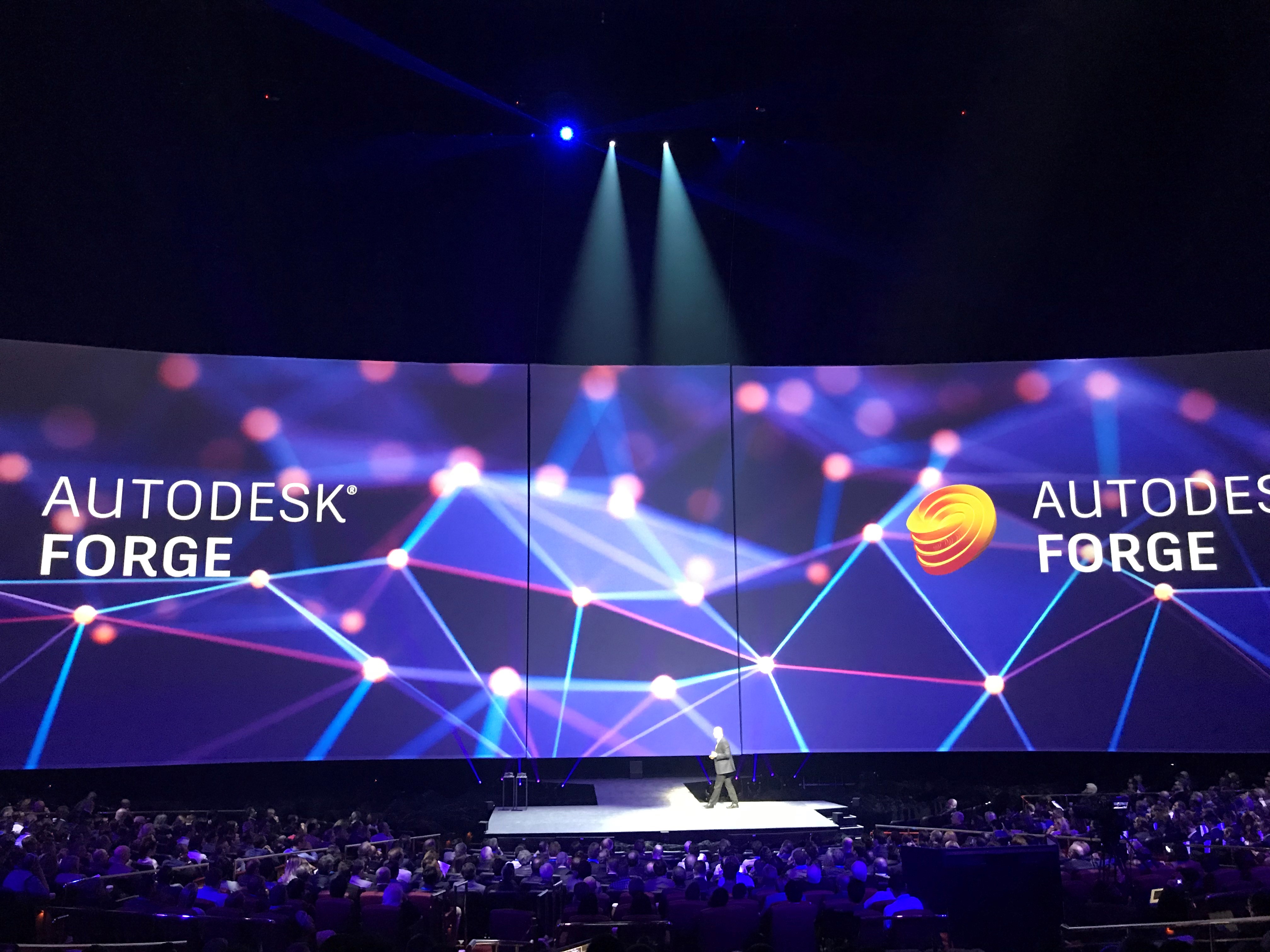 Cadac Modules mainstage at Autodesk One Team Conference in LV