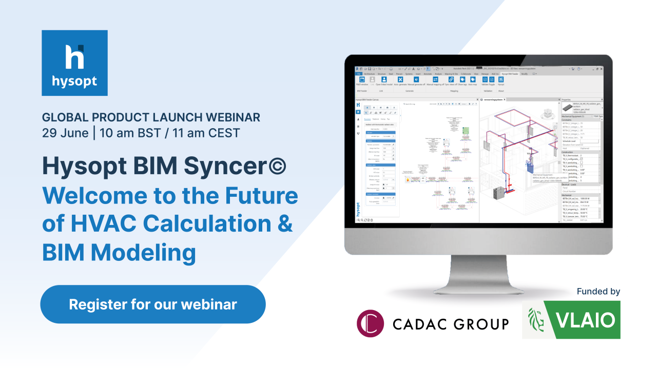 Webinar | Product Launch Hysopt BIM Syncer | Cadac Group
